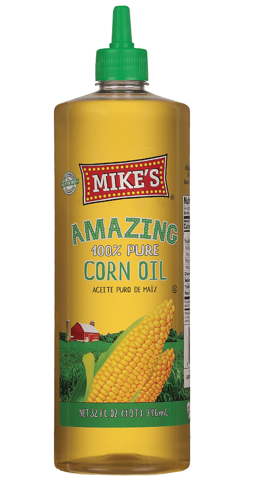 Mike's Amazing 100% Pure Corn Oil, 32 fl oz – Mike's Amazing Foods
