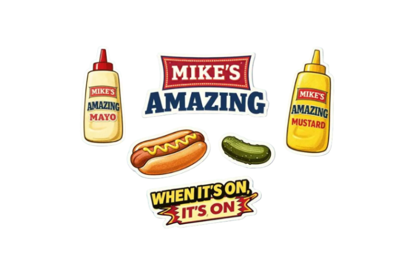 Mike’s Amazing Sticker Pack – Mike's Amazing Foods